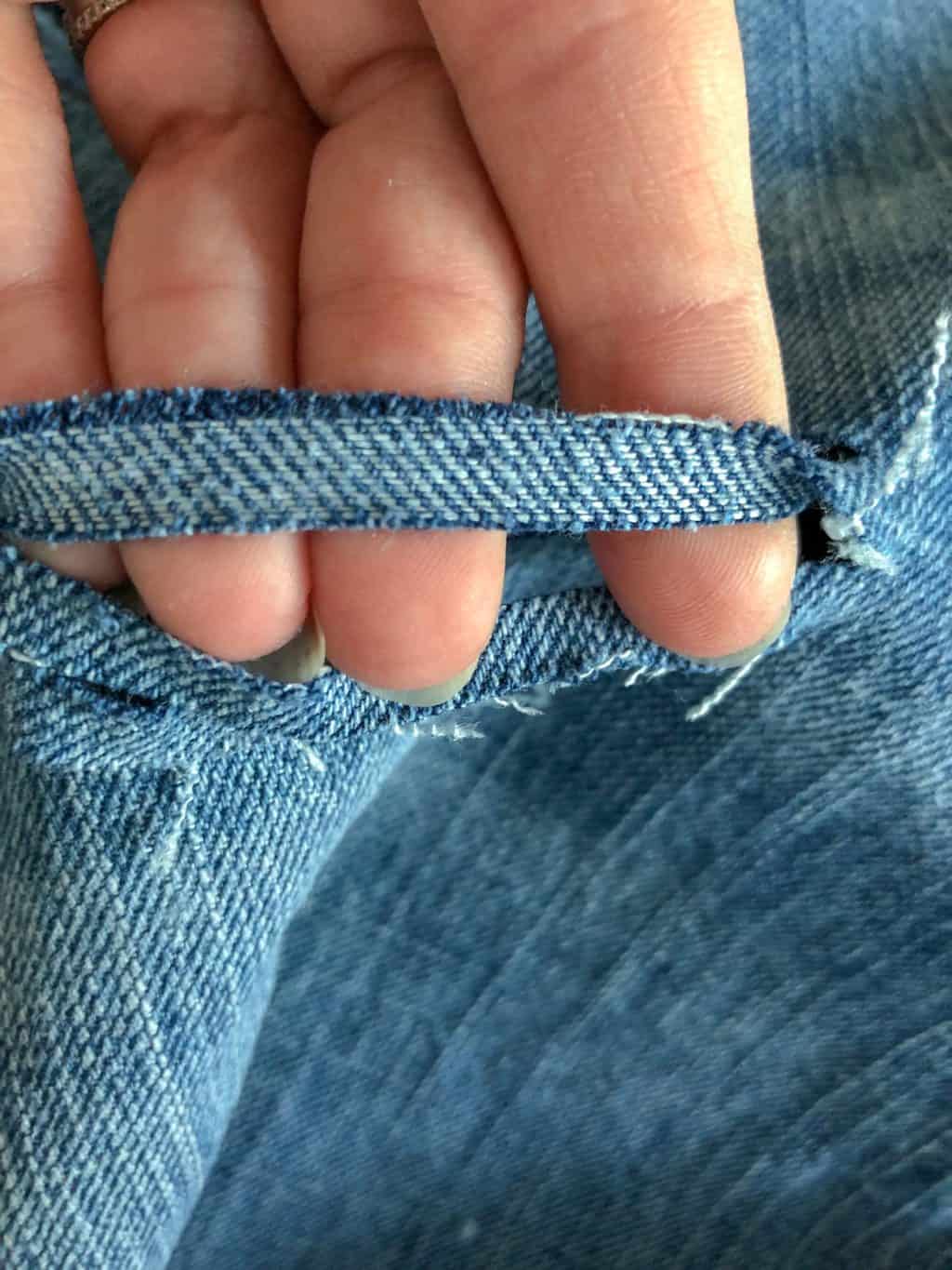 DIY Denim Shorts | Thrifted Jeans Into Shorts | Thrifted & Taylor'd