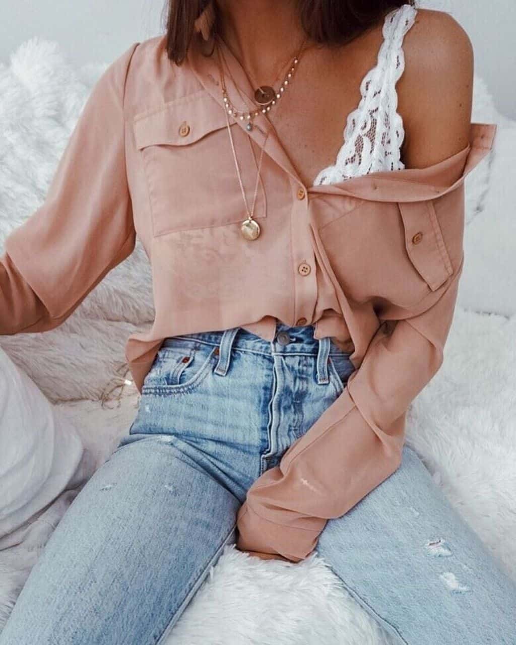 5 Ways to Style A Button Down Shirt | Katie Taylor Home | Thrifted ...