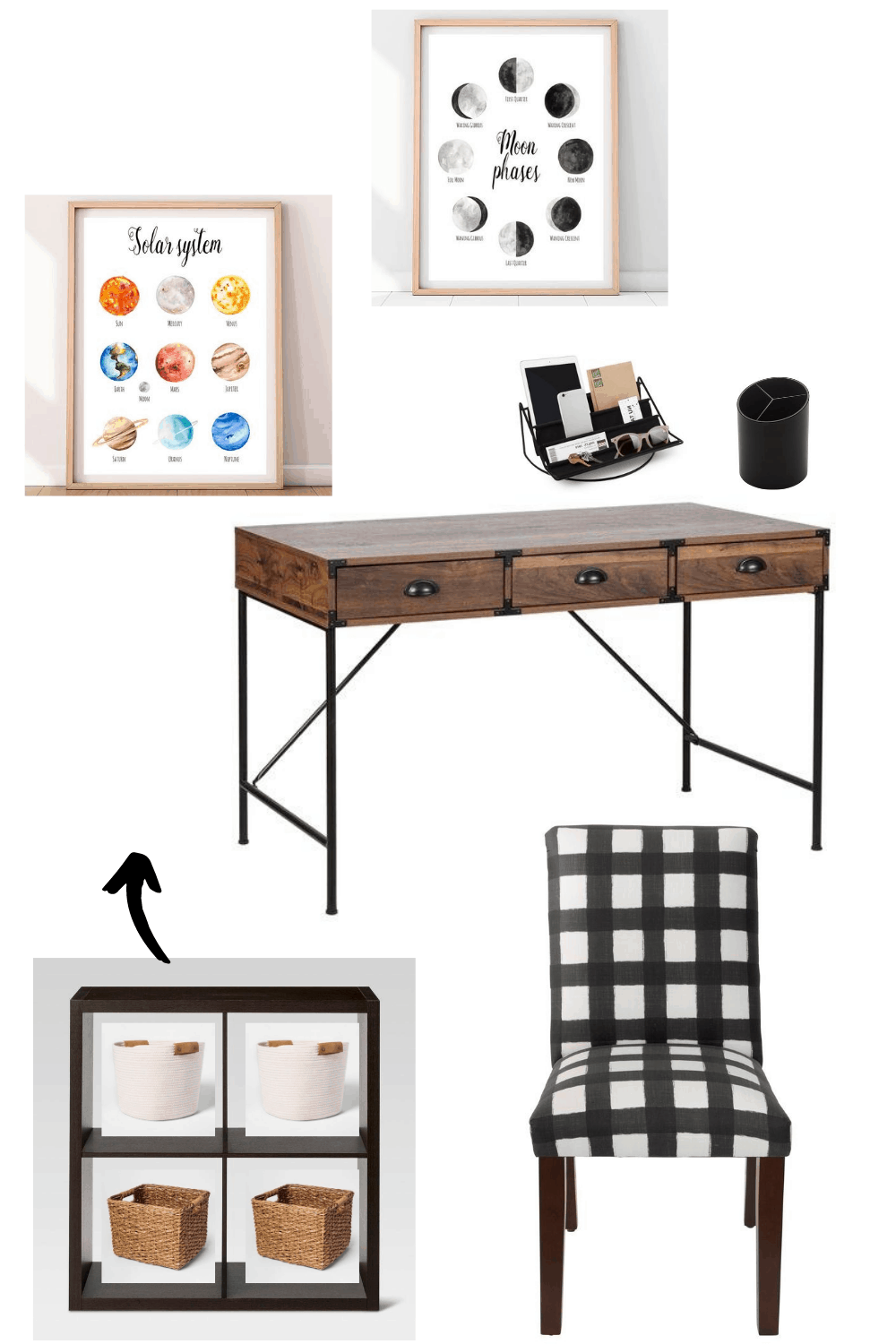 Creating A Virtual Learning Space in Your Home | Thrifted & Taylor'd