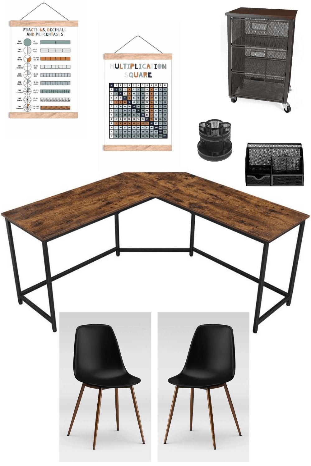 Creating A Virtual Learning Space in Your Home | Thrifted & Taylor'd