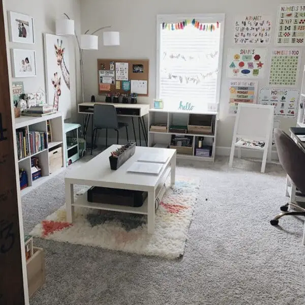 Creating A Virtual Learning Space in Your Home | Thrifted & Taylor'd