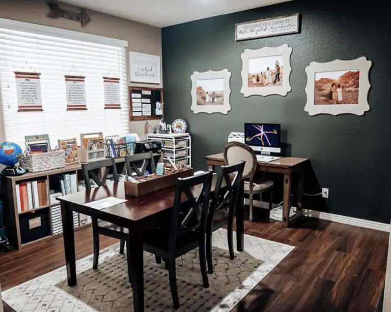 Creating A Virtual Learning Space in Your Home | Thrifted & Taylor'd