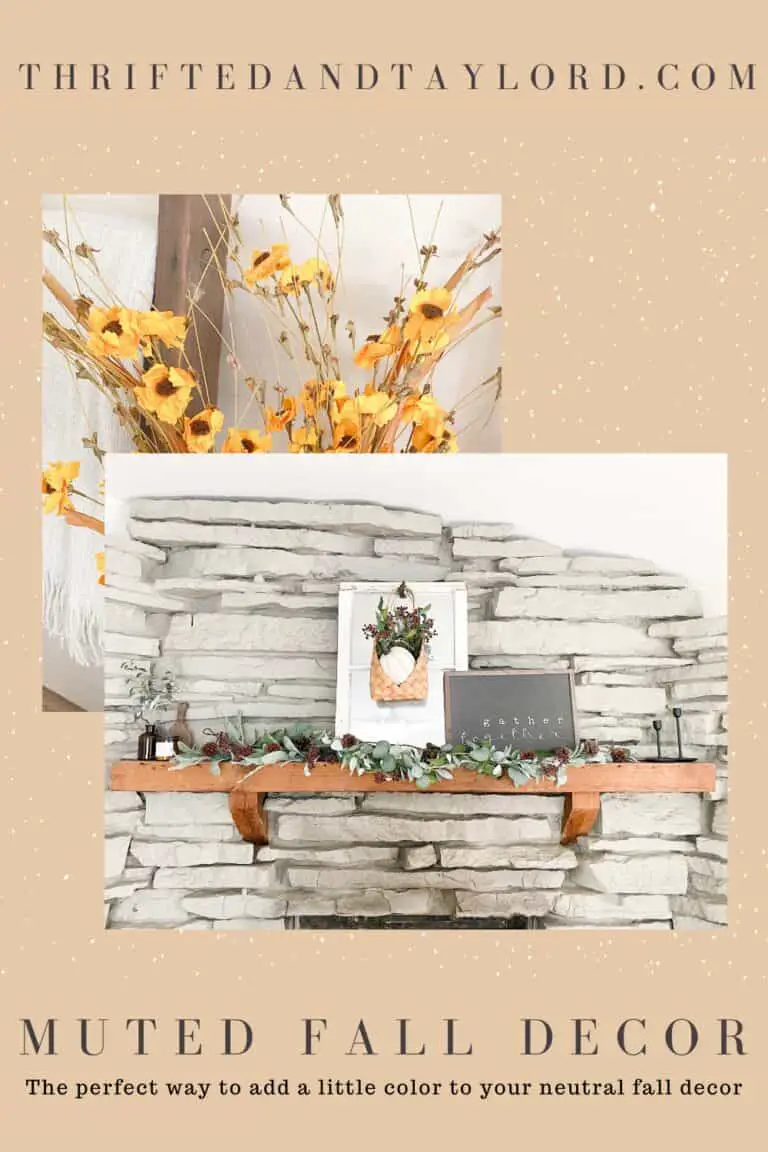 Muted Fall Decor | How to Add A Touch of Color to Your Neutral Decor ...