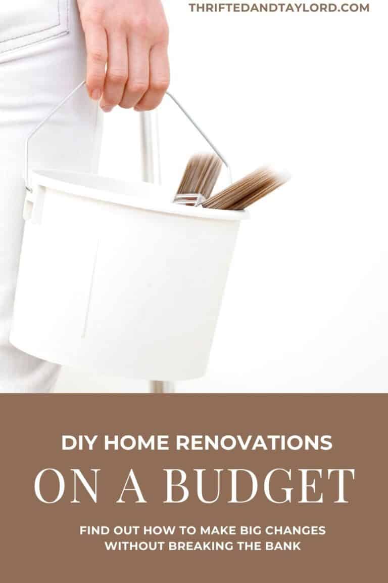 DIY Home Renovations On A Budget | Big Changes You Can Do Yourself ...