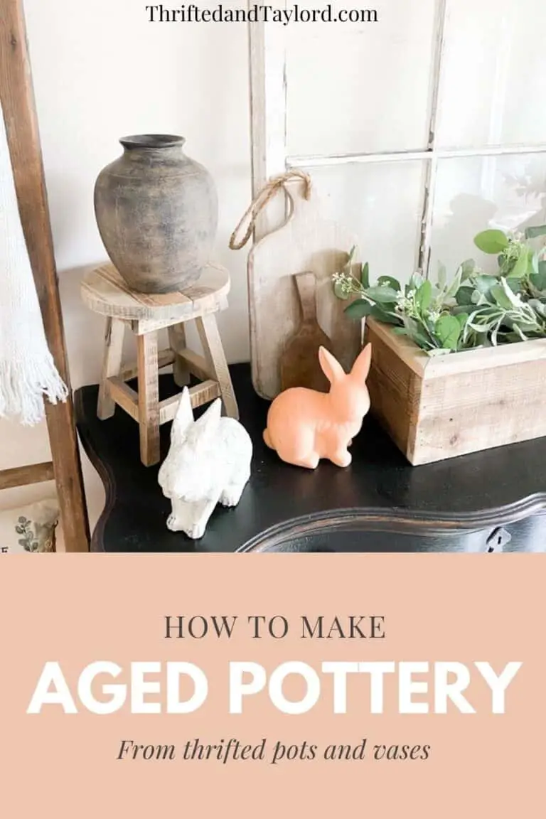 How to Make Your Upcycled Vases and Pots Look Like Aged Pottery ...