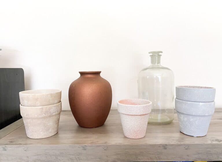 How to Make Your Upcycled Vases and Pots Look Like Aged Pottery ...